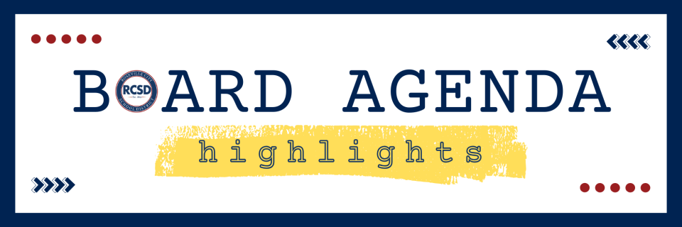 Agenda Highlights - Roseville City School District